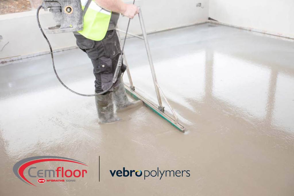 Cemfloor Liquid Flowing Screed by McGraths from Vebro Polymers