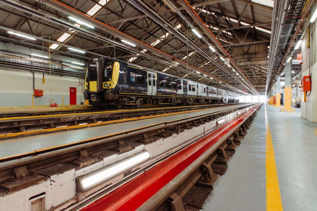 All aboard! Impressive transformation on track for SWR train depot ...