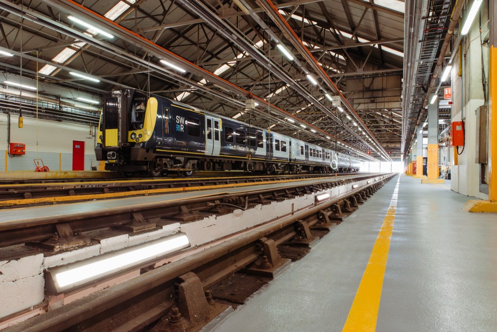 All aboard! Impressive transformation on track for SWR train depot ...