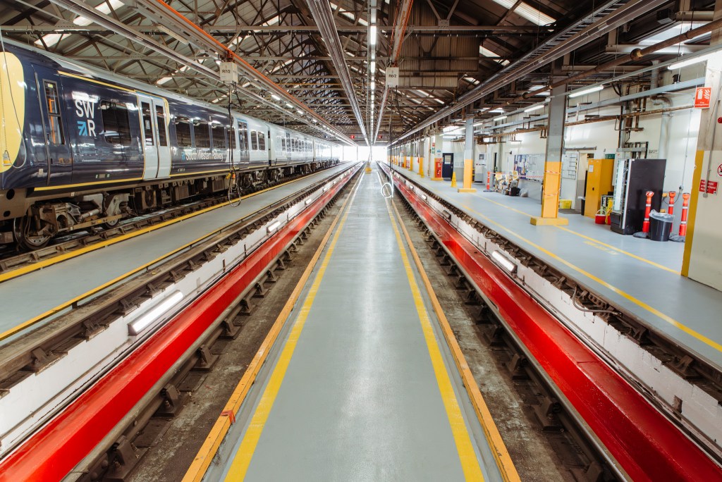 All aboard! Impressive transformation on track for SWR train depot ...